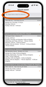 How Do I Search for Masses by Time in Catholic Mass Times? - Catholic ...