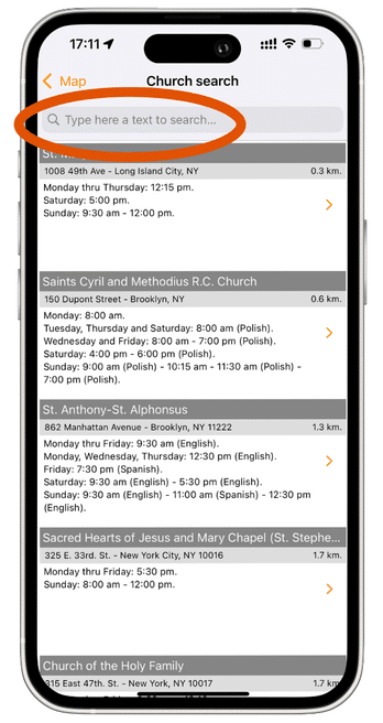 How Do I Search for Masses by Time in Catholic Mass Times? - Catholic ...